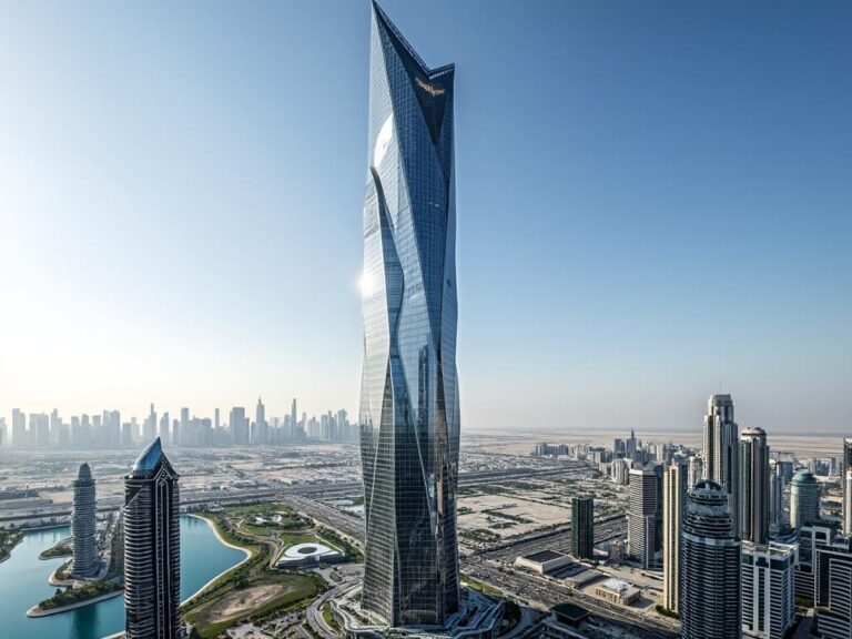 Almas Tower hauteur : tout savoir sur la tour de 363 mètres