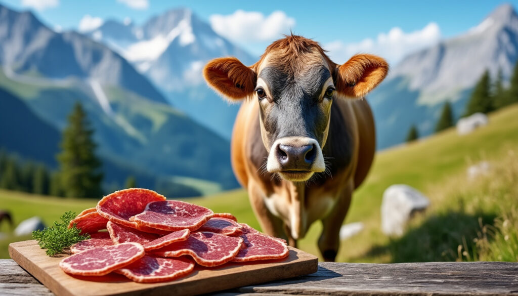 Grison vache : caractéristiques et utilisation de la viande séchée